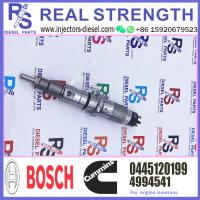 China Diesel Engine Common Rail Assembly Diesel Fuel Injector 0445120199 For Bosh 4994541 for sale