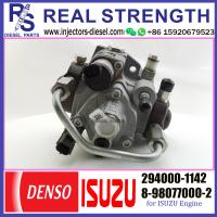 China Denso Common Rail Fuel Injection Pump 294000-1142 8-98077000-2 for isuzu engine 8-98077000-2 for sale