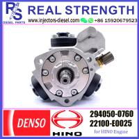 China HP4 Diesel Injection Common Rail Fuel Pump 294050-0760 22100-E0020 22100-E0025 For HINO J08E for sale