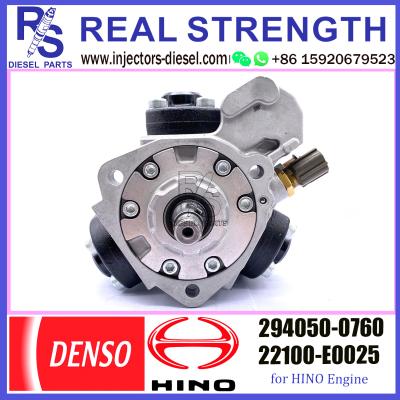 China HP4 Diesel Injection Common Rail Fuel Pump 294050-0760 22100-E0020 22100-E0025 For HINO J08E for sale