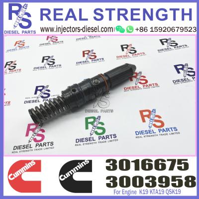 China 3016676 3016675 Common Rail Injector Nozzles Cummins K19 KTA19 QSK19 Fuel Injector for sale