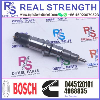 China Construction Machinery Heavy Truck Diesel Engine Parts Common Rail Fuel Injector 4988835 0445120161 for ISDE Engine for sale