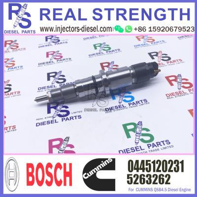 China High Quality New Diesel Fuel Injector 5263262 0445120231 For Komatsu PC200-8 6D107/QSB6.7 Engine for sale