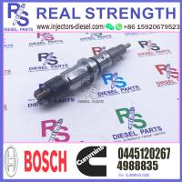 China common rail injector 0445120267 For CUMMINS ISDE 4988835 5253221 5269194 for sale