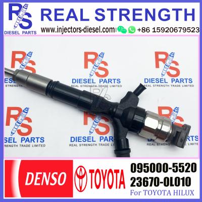 China Common Rail Fuel Injector 095000-5520 For TOYO-TA HILUX 2KD-FTV 23670-0L010 for sale
