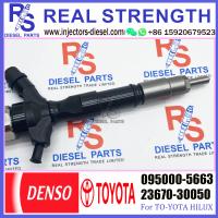 China 095000-5663 Hot selling nozzle assembly common rail fuel injector 095000-5663 for diesel engine for sale