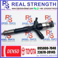 China common rail injector 23670-39145 095000-7040 injector for TOYOTA 2KD-FTV, D-4D, TRH2 injector nozzle 23670-39145 for sale
