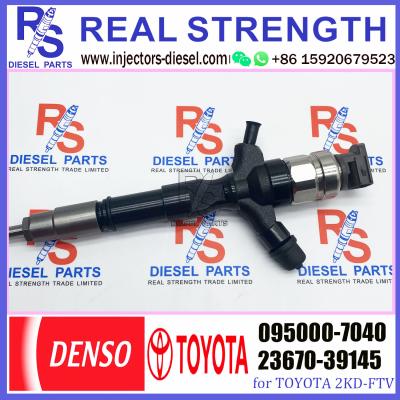 China common rail injector 23670-39145 095000-7040 injector for TOYOTA 2KD-FTV, D-4D, TRH2 injector nozzle 23670-39145 for sale