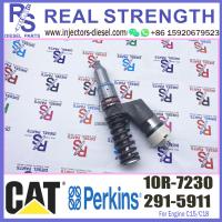 China Diesel Engine Parts fuel injector 291-5911 10R-7230 For CAT Caterpillar Excavator 395 390F L for sale