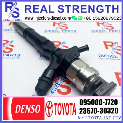 China common rail injector 23670-30320 095000-7720 injector for TOYOTA 1KD-FTV, D-4D injector nozzle 23670-30320 095000-7720 for sale