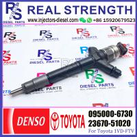China injector nozzle 23670-59035 23670-51020 095000-6730 inyector for Toyota 1VD-FTV common rail injector 095000-7710 for sale