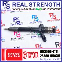 China Common rail Injector 095000-7711 fuel injector 095000-7711 for Toyota Land Cruiser 200 V8 1VD-FV for sale