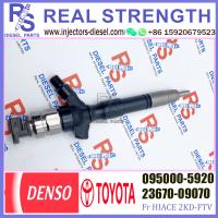 China Common Rail Injector 23670-30110 095000-6180 095000-5920 for Diesel Engine 1KD-FTV for sale
