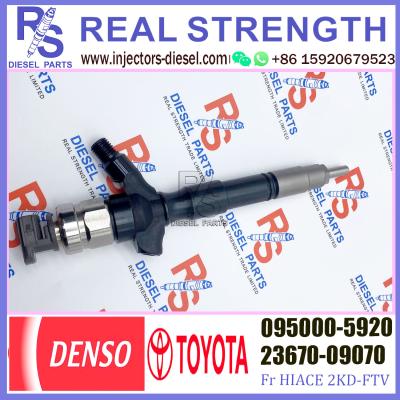 China Common Rail Injector 23670-30110 095000-6180 095000-5920 for Diesel Engine 1KD-FTV for sale