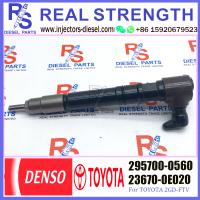 China Common Rail Fuel Injector 295700-0560 23670-0E020 For Toyota Hilux 2GD-FTV for sale