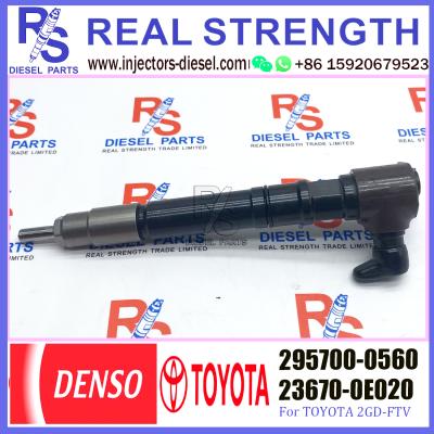 China Common Rail Fuel Injector 295700-0560 23670-0E020 For Toyota Hilux 2GD-FTV for sale