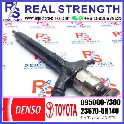 China Common Rail Fuel Injector 23670-0R140 23670-0R190 095000-7300 for TOYO-TA 1AD-FTV for sale