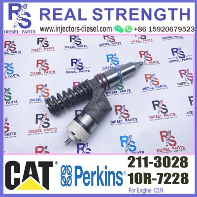 China 2113028 211-3028 Diesel Fuel Injector 2010565 201-0565 10R7228 10R7228 For Caterpillar Engine 3406E C15 C18 C27 C32 for sale
