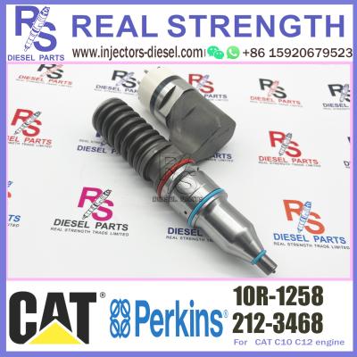 China Diesel nozzle assembly common rail injector 10R1258 10R 1258 10R-1258 for C10 C12 engine for sale