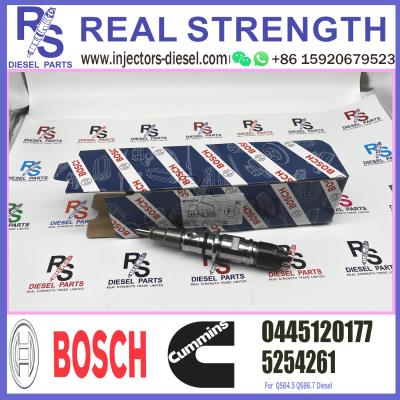 China Cummins BOSCH Diesel Injector Common Rail 0445120177 For MAN Truck TGM TGL for sale