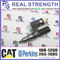 China Diesel Common rail Diesel Fuel Injector 203-7685 10R-1268 for Caterpillar Excavator C10/C12/3176B for sale