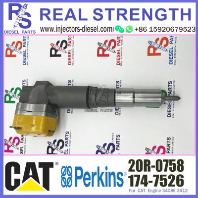 China Diesel Fuel Injector 174-7526 20R-0758 For Cater-pillar 1747526 3412E Engine for sale