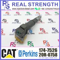 China Diesel Engine Fuel Injector Excavator Accessories Diesel Motor Parts 1747526 174-7526 for Caterpillar CAT 3412E 651E 657 for sale
