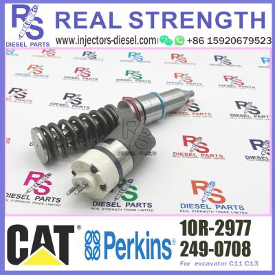 China Diesel engine fuel injector 10R-3147 10R-2977 excavator C11 C13 diesel engine fuel Injector 10R-3147 10R-2977 for sale