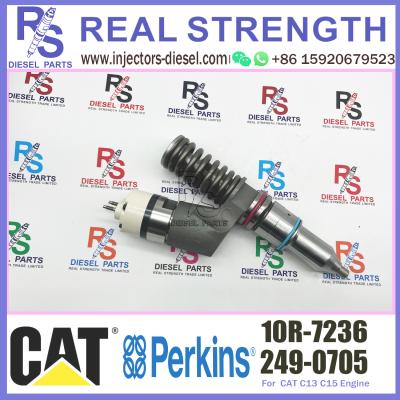 China Diesel Fuel Common Rail Injector 2490705 10R7236 249-0705 10R-7236 For CAT C13 Excavator for sale