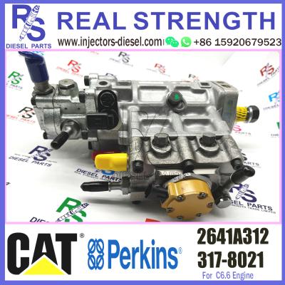 China Diesel engine parts for Caterpillar CAT C6.6 fuel injection pump 2641A312 3178021 317-8021 10R7660 10R-7660 for sale
