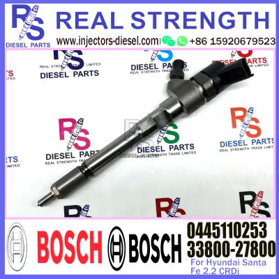 China Diesel Fuel Injector 0445110253 0445110254 For Hyundai Santa Fe 2.2 CRDi for sale