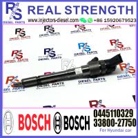 China Genuine Original New Injector 0445110329 0445110330 0445110331 33800-27750 Common Rail Fuel Diesel Injector for sale