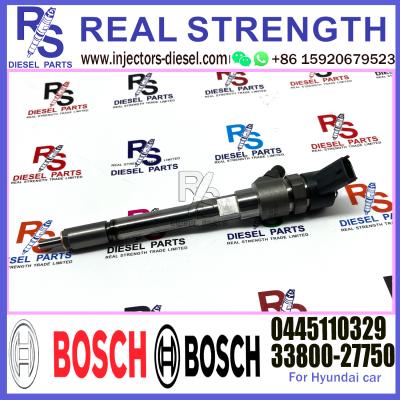 China Genuine Original New Injector 0445110329 0445110330 0445110331 33800-27750 Common Rail Fuel Diesel Injector for sale