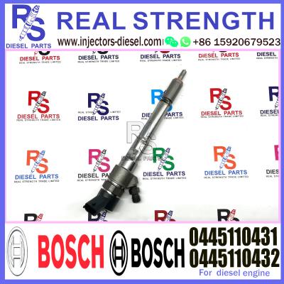 China Diesel Fuel Injector Assy 0445 110 431 0445110432 Electric Fuel Injector 0445110431 For JAC for sale