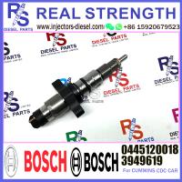 China diesel engine common rail fuel injector 0445120018 3949619 for Cummins CDC engine ，fuel INJECTOR 0445120018 3949619 for sale