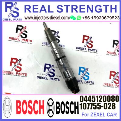 China Fuel Injection Common Rail Fuel Injector 0445120080 107755-028 FOR ZEXEL Engine for sale