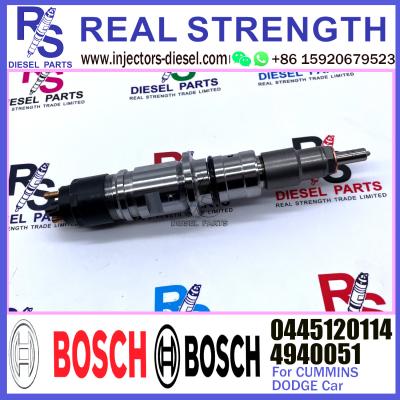 China BOSCH Diesel Injector 0445120114 Diesel Engine Parts 0445120113 0445120114 4940051 For CUMMINS Diesel Engine for sale