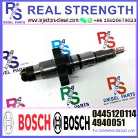 China BOSCH Diesel Injector 0445120114 4940051 Diesel Engine Parts 0445120114 4940051 For CUMMINS Diesel Engine for sale