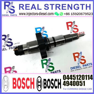 China BOSCH Diesel Injector 0445120114 4940051 Diesel Engine Parts 0445120114 4940051 For CUMMINS Diesel Engine for sale