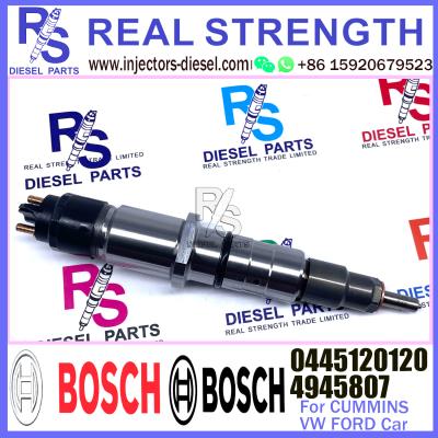 China Diesel Engine Parts Common Rail Fuel Injector 0445120120 4945807 For CUMMINS VW FORD for sale