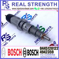 China Diesel Common Rail Bosch Injector 0445120122 4942359 for Dongfeng Cummins ISLEe for sale