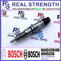 China Common rail assembly diesel fuel injector 4945316 0445120140 for Cummins VW for sale