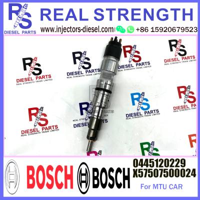 China Diesel fuel Injector 0445120229 X57507500024 for bosch engine MTU BR1600 for sale