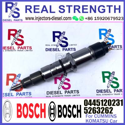 China excavator parts PC210-8 PC200-8 Injector 6754-11-3011 0445120231 5263262 for Komatsu CUMIINS engine for sale