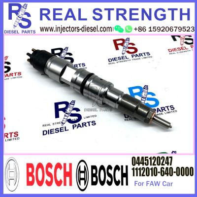 China Diesel Engines Parts Fuel Injector 0445120247 1112010-640-0000 For FAW Engine for sale