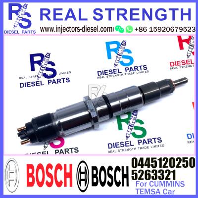 China Diesel Fuel Injector 0445120250 5263321 For CUMMINS TEMSA Engine for sale