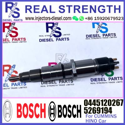China Diesel Fuel Common Rail Injector 0445120267 5269194 For CUMMINS HINO for sale