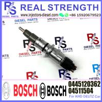 China Excavator Common Rail Fuel Injector 04511504 0445120362 For KHD DEUTZ Commins QSC8.3 Engine for sale