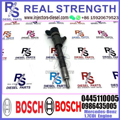 China Diesel Fuel Common Rail Injector 0445110005 0986435005 For Mercedes-Benz 1.7CDi Engine for sale
