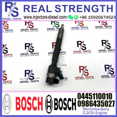 China Diesel Fuel Common Rail Injector 0445110010 0986435004 For Mercedes-Benz 2.2CDi Engine for sale
